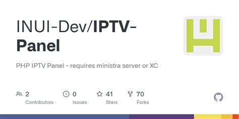 Github Inui Deviptv Panel Php Iptv Panel Requires Ministra Server