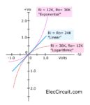 Signal Amplifier Circuit Diagram With Set Input Output Ratio