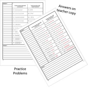 Properties Of Exponents Bundle By MathFlipIt TPT