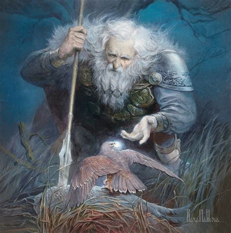 Artstation Один Odin Norse Mythology Norse Myth Pagan Gods