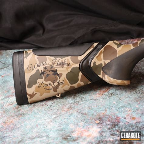 Beretta Duck Camo Finished With Magpul® Od Green Chocolate Brown And Mcmillan® Tan Cerakote