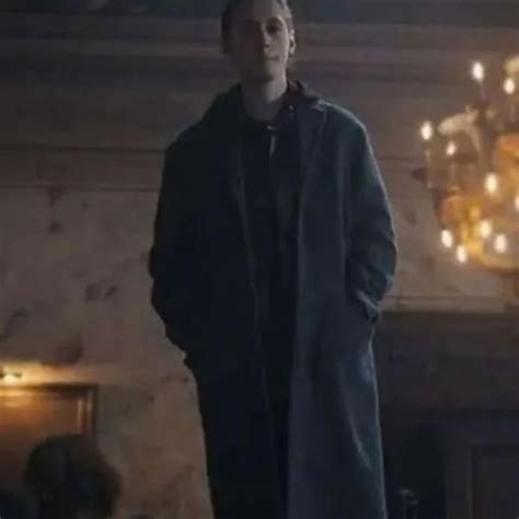 Wednesday Larissa Weems Coat Gwendoline Christie Grey Coat