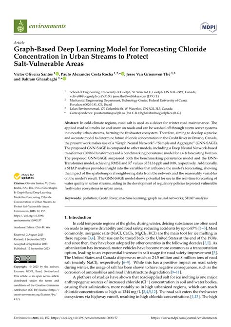 Pdf Graph Based Deep Learning Model For Forecasting Chloride