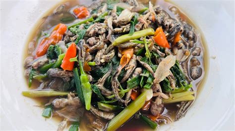 อ่อมฮวกใส่ผักอีเลิศ อ่อมฮวกใส่ผักอีเลิศ ผักอีตู่หอมๆ Youtube