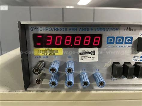 Data Device Group Synchro Resolver Angle Indicator Allsurplus