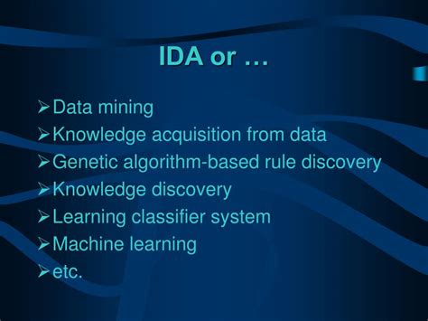 ppt intelligent data analysis ida powerpoint presentation free