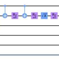 QPE σx circuit for the state In the upper figure the circuit is