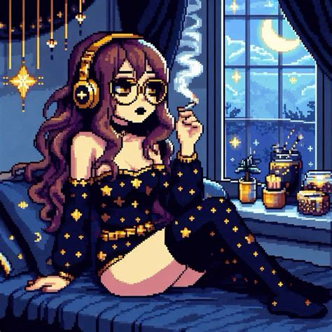 Pixel Art Girl Anime Vs Cartoon Cute Art Pixel Art