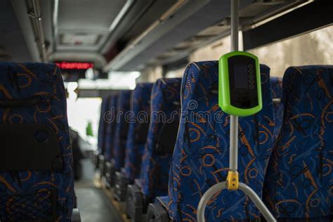 Interior Of Bus Ticket Reading System In Bus Stock Image Image Of Device Passenger 267122647