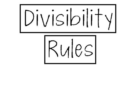Divisibility Rules By Lucy Rodriguez Tpt Divisibility Rules By Lucy Rodriguez Tpt