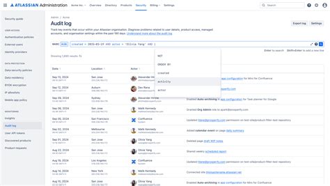 Join Our Early Access Program For The New Audit Lo Atlassian Community