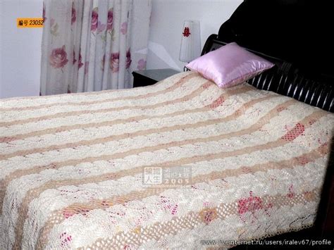 Пледы и покрывала крючком Большая подборка