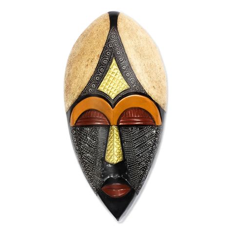 Colorful West African Masks