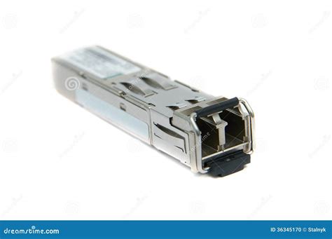 SFP Module For Network Switch Stock Photo Image Of Component Isolated 36345170