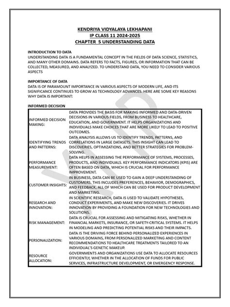 Understanding Data Class 11 Guide Pdf Computer Data Storage Backup