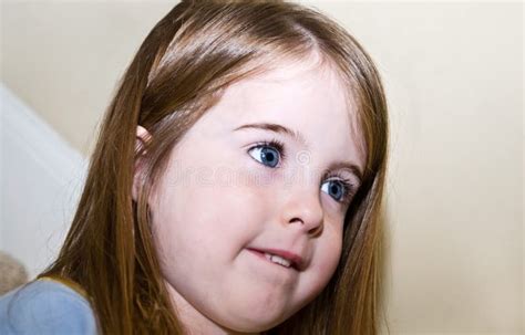 Cute Innocent Looking Girl Stock Image Image Of Close 9229701
