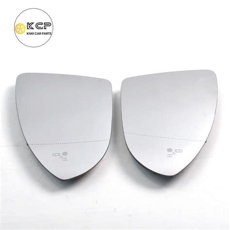Left Mirror Glass For Vw Golf 7 Mk7 75 Gti R Tsi Blind Spot Monitorin