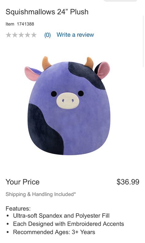 Ingred Is Back In Stock On Costco Website R Squishmallow