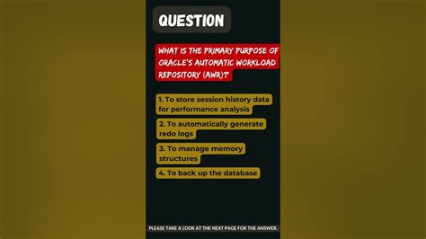 oracle awr explained what s its primary purpose oracledba