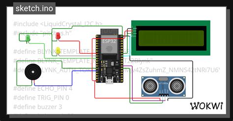 Deteksi Banjir By Bellaa Wokwi Esp32 Stm32 Arduino Simulator