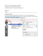 Hw Pdf EECS Computer Organization And Design Homework Instructions Procedure