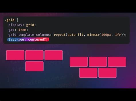 Free Video Centering Bottom Rows With Css Grid Auto Fit Tutorial From Kevin Powell Class