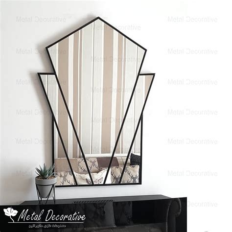خرید آینه دکوراتیو دیواری مدرن طرح الماس