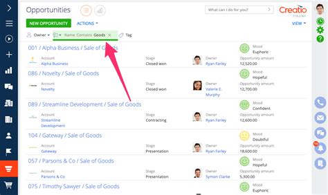 Filter Highlighting For Creatio Creatio Marketplace