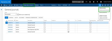 Dynamics AX Tip Interact With Dynamics AX Data Using Microsoft Excel Online Office