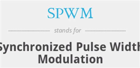 What Is SPWM And How To Use It Properly