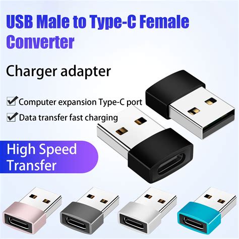 Xinyolin Type C Adapter Plug And Play Mbps High Speed Transfer Fast Charging Type C To Usb