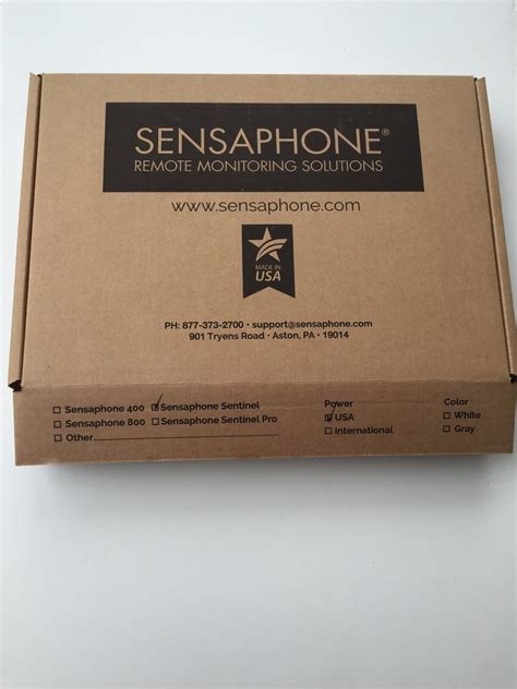 Sensaphone Sentinel Monitoring System