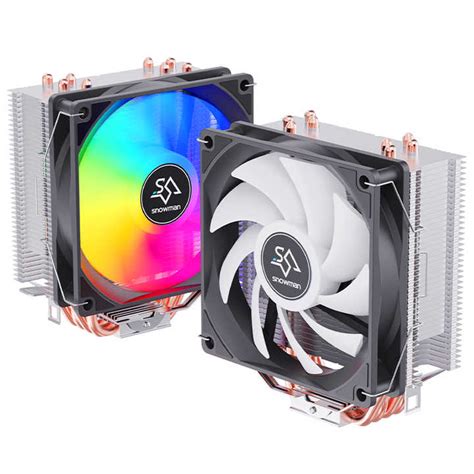 Snowman 고성능 컴퓨터 Cpu 쿨러 팬 Pc 쿨러 디시 파도르 게임용 공기 Cpu 냉각 팬