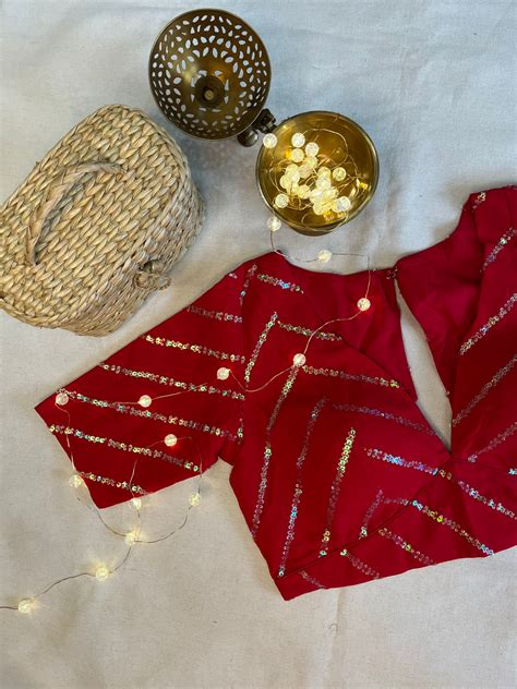Geogette Geogette Plunge Neck Sequence Work In Ruby Red Wevow