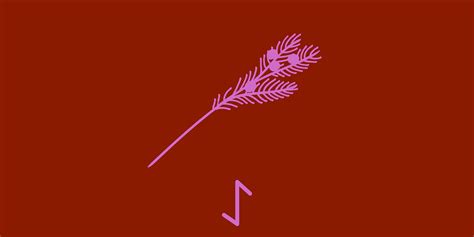 Eiwaz Rune Understanding The Cycle Of Death And Rebirth By Book Of Shadows Print Medium