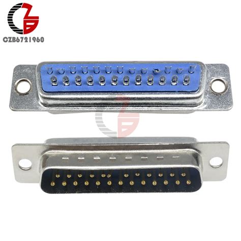 Buy D Sub Db25 Male Connector Serial Cable Extended Adapter 25 Pin Db25f Male