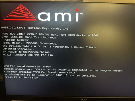 Cpu Fan Error Rpchelp