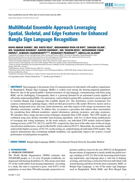 PDF MultiModal Ensemble Approach Leveraging Spatial Skeletal And