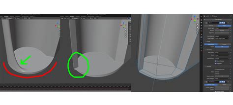 Modeling Bevel Weight Subdivision Workflow Creating Pinching Issues Blender Stack Exchange