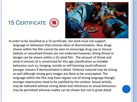 Bbfc Certification Pptx Movies Entertainment