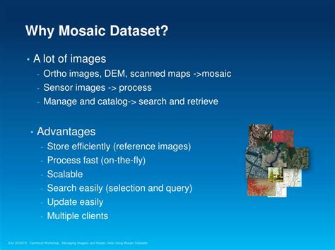 Ppt Managing Imagery And Raster Data Using Mosaic Datasets Powerpoint