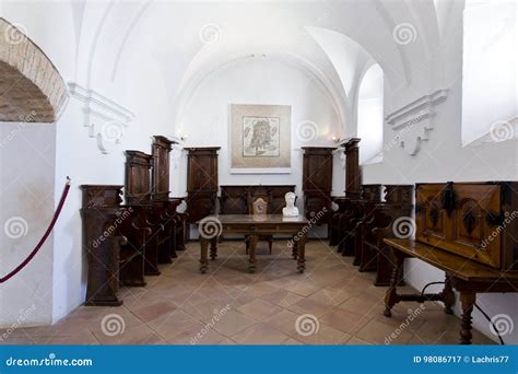 Interior Of Alcazar De Los Reyes Cristianos In Cordoba Stock Image