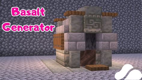 Minecraft Basalt Generator Tutorial Rainyday Skyblock Youtube