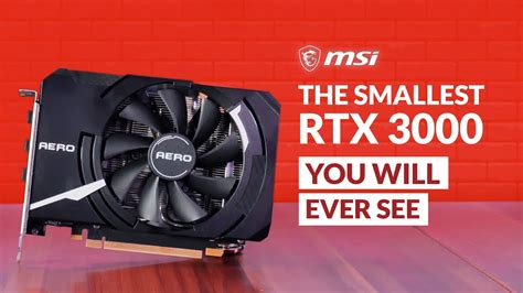 The Smallest Rtx 3000 Gpu You Will Ever See Msi Rtx 3060 Aero Itx Youtube