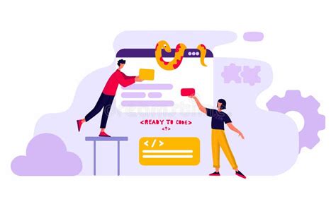 Signe De Langage De Code Python Concept De Codage Et De Développement