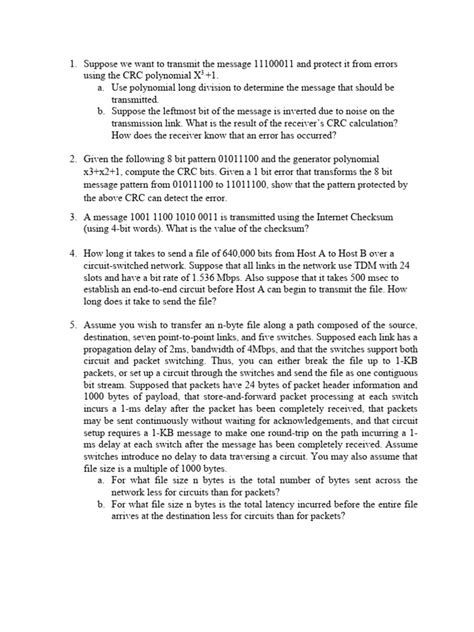 6 Tut6 Pdf Network Packet Computer Network