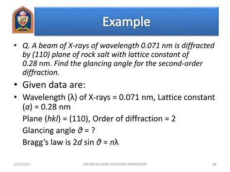 Crystal Structure And X Ray Diffraction Pptx