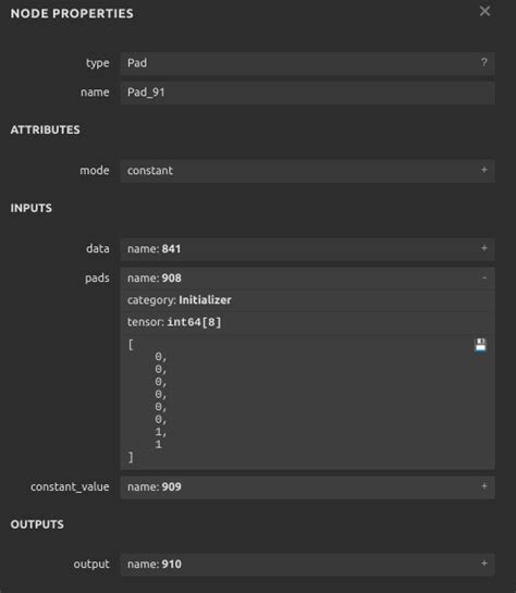 [onnx graphsurgeon] pad operator folding pads · issue 3353 · nvidia