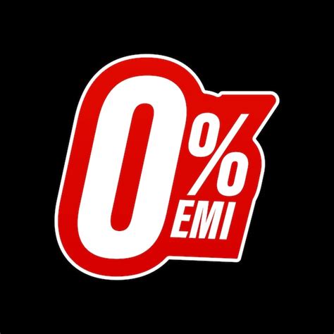 Premium Vector Percent EMI Minimal Vector Vector Design