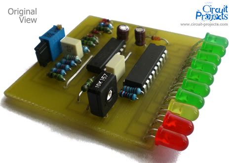 Free Electronic Circuit Collection Vu Led Indicator Schematic
